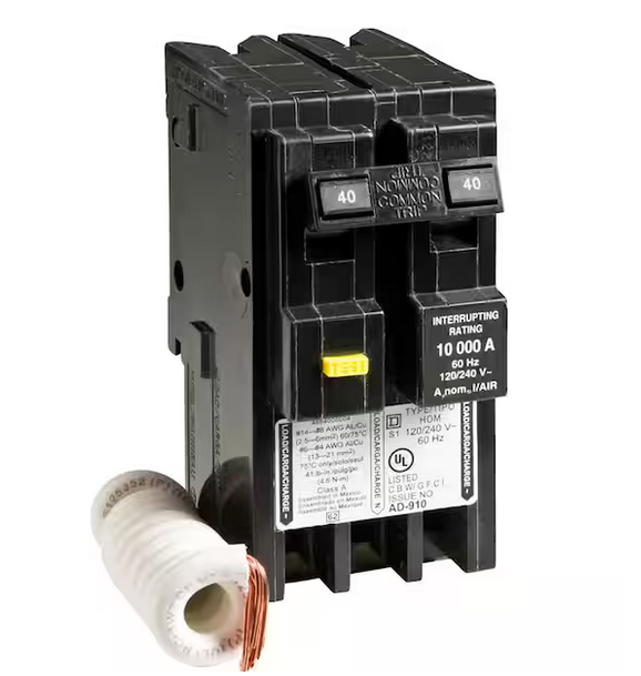 Homeline 40 Amp 2-Pole GFCI Circuit Breaker - 91003575601 – All ...