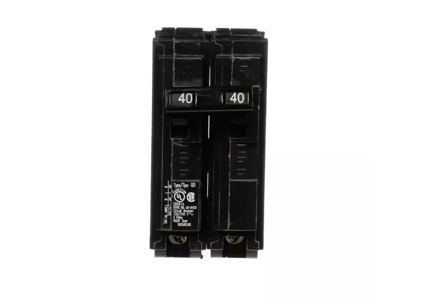 40 Amp Double-Pole Type QD Replacement Circuit Breaker – All Electric ...