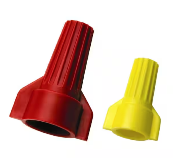 Assorted (Yellow and Red) Winged Wire Connectors (180-Pack) - 91009064 ...