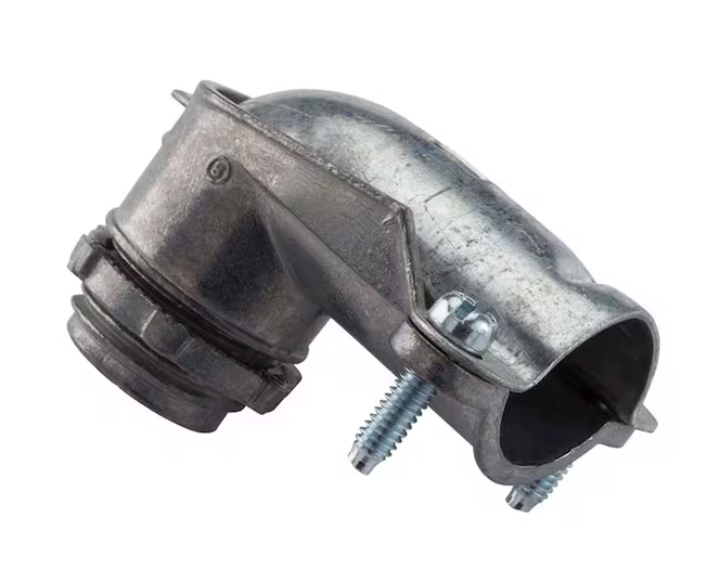 3/4 in. 90-Degree Flexible Metal Conduit (FMC) Connector - 9292775 ...